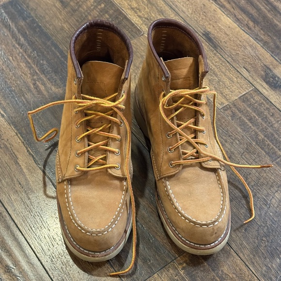 Red Wing Shoes | Shoes | Red Wing Tan Lace Up Boots Moctoe | Poshmark